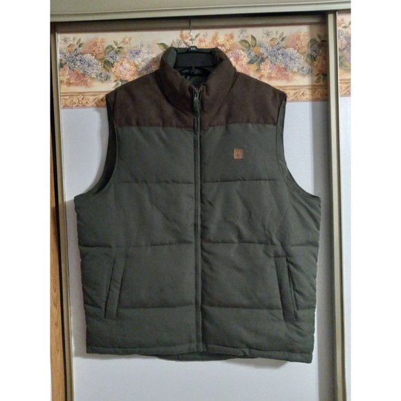 Coleman | Jackets & Coats | Coleman Large Green Two Tone Puffer Pocket ...